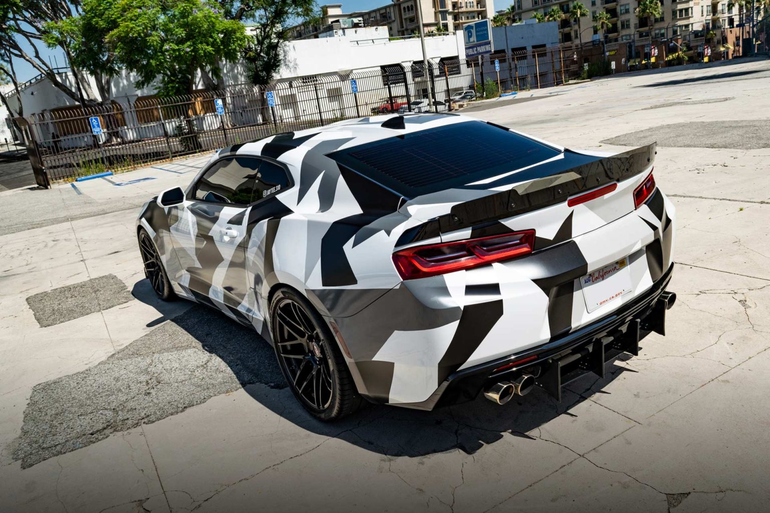 Camaro SS Wheels | Wrapped Camaro | Curva Concepts C300