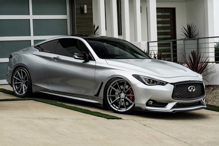 Lowered Q60 | Staggered 20" Wheels | Curva Concepts CFF46