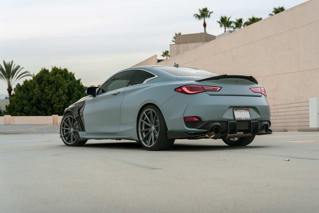 Modified Q60 | Staggered 20" Wheels | Curva Concepts CFF46